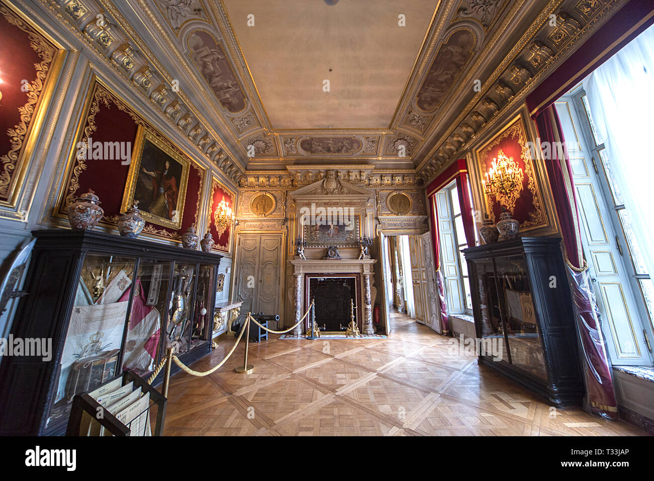 Chateau chantilly interiors hi-res stock photography and images - Alamy