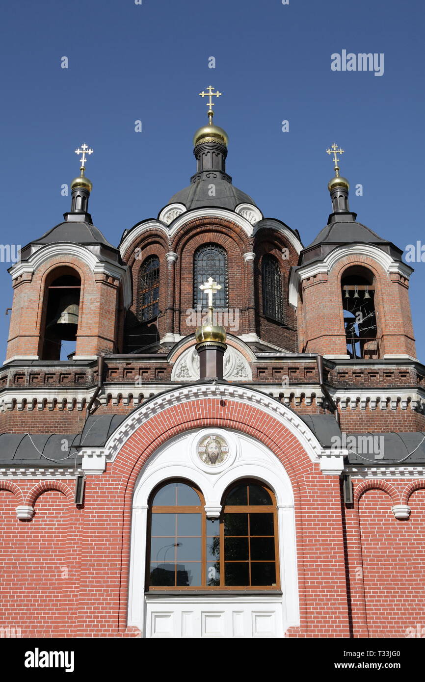church in the daytime on sky background Stock Photo - Alamy