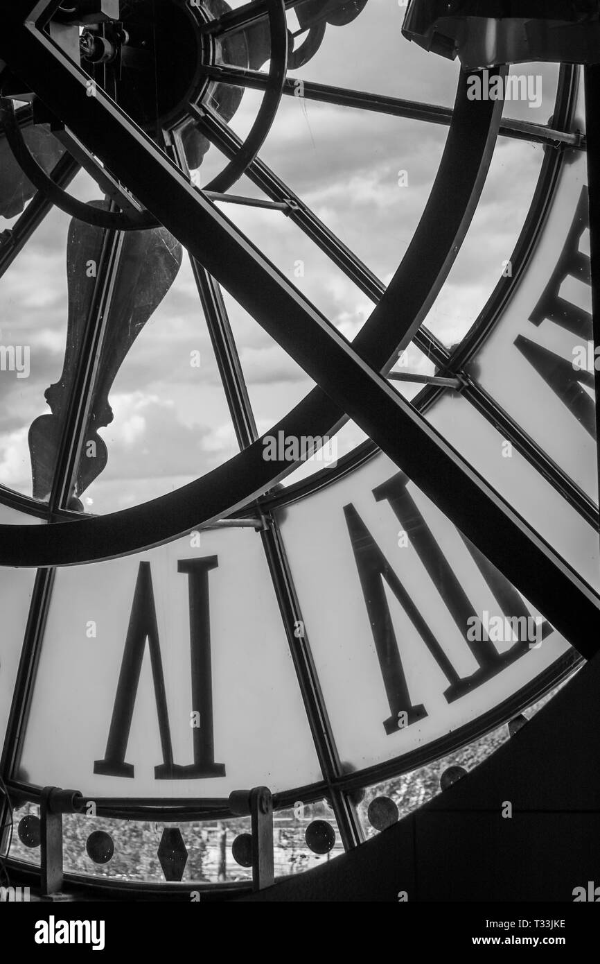 Impressionist painting detail Black and White Stock Photos & Images - Alamy