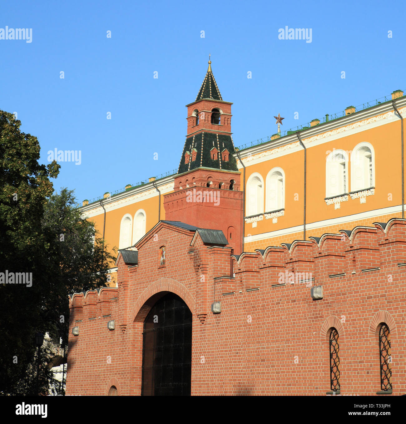 Kremlin tower on sky background Stock Photo - Alamy