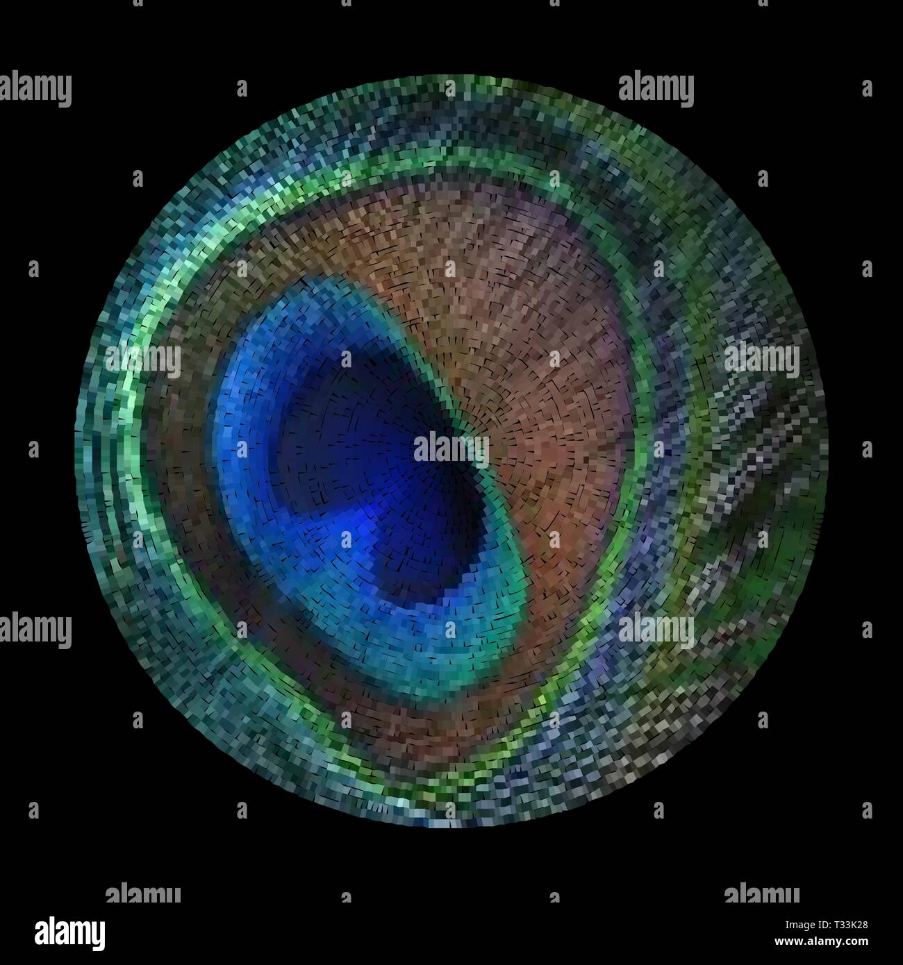 Colorful abstract neon shapes. Abstract Futuristic Wallpaper ...