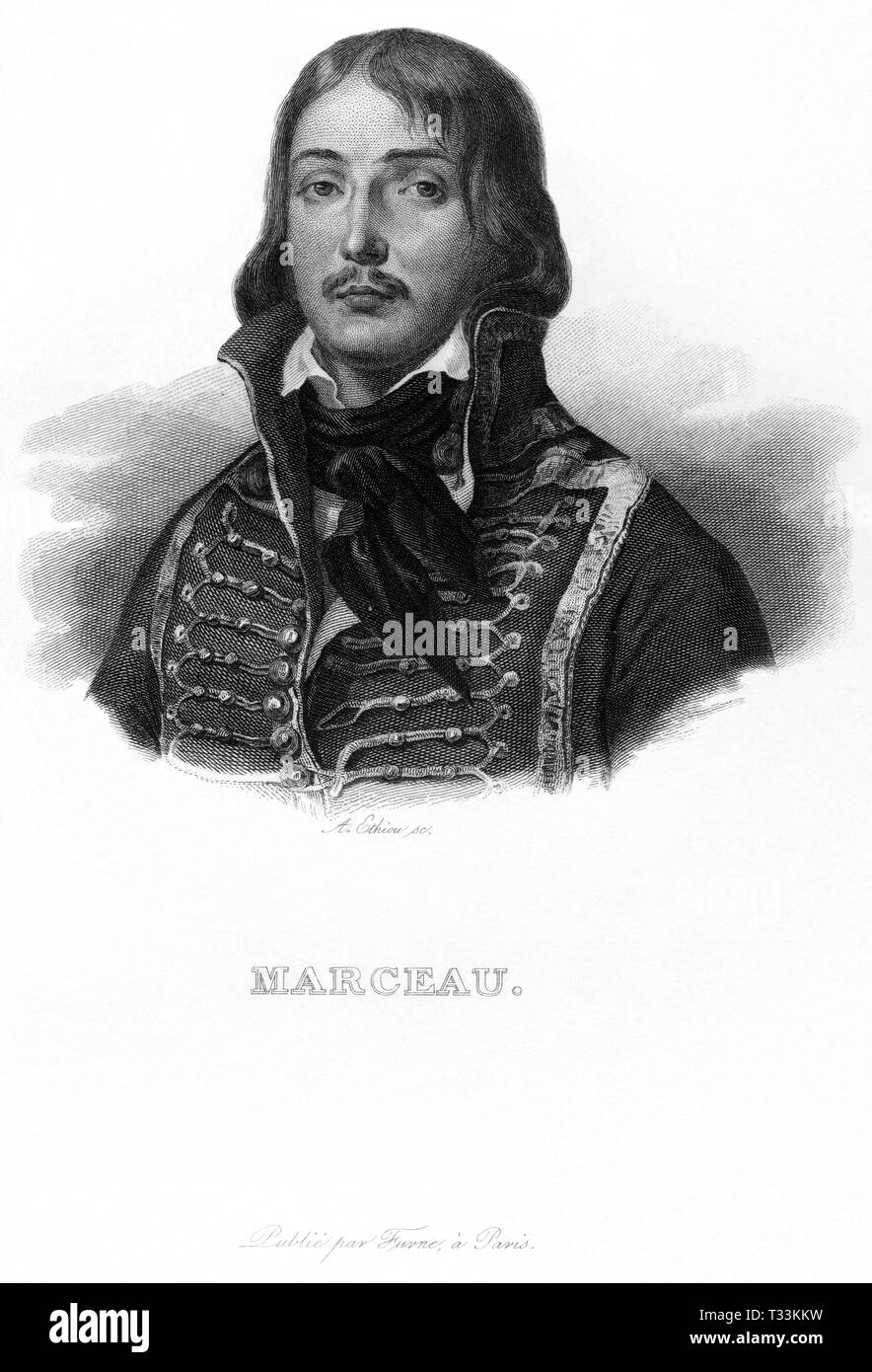 General françois séverin marceau Black and White Stock Photos & Images ...