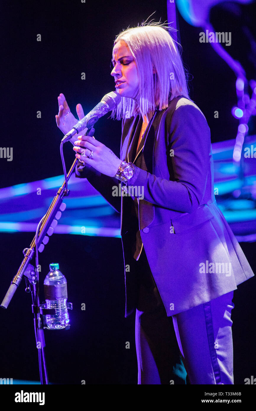 Milan Italy. 05 April 2019. The Scottish singer/songwriter AMY ...