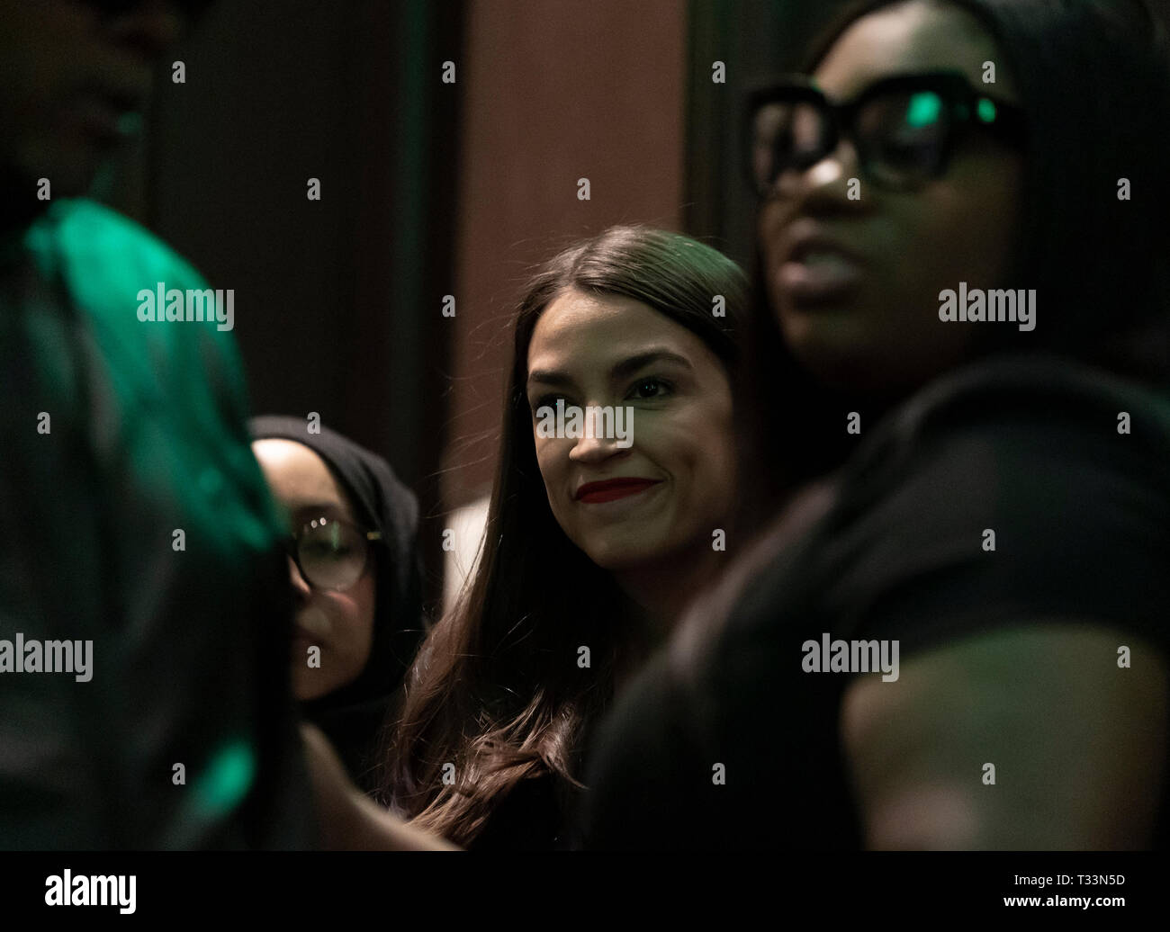 New York, United States. 05th Apr, 2019. US Congresswoman Alexandria ...