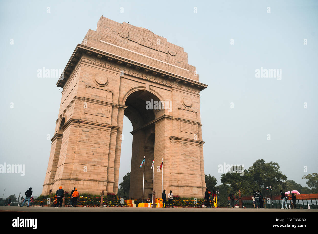 The Indian gate in New Delhi , India . The Indian gate is the national ...
