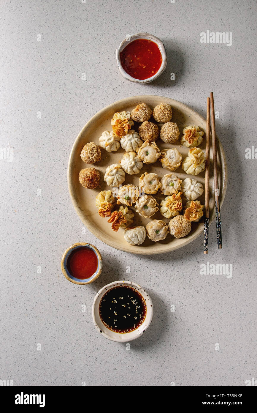 Dim sum china overhead hi-res stock photography and images - Alamy
