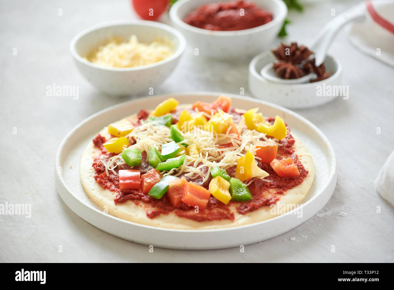 Tomato sauce making process hi-res stock photography and images - Alamy