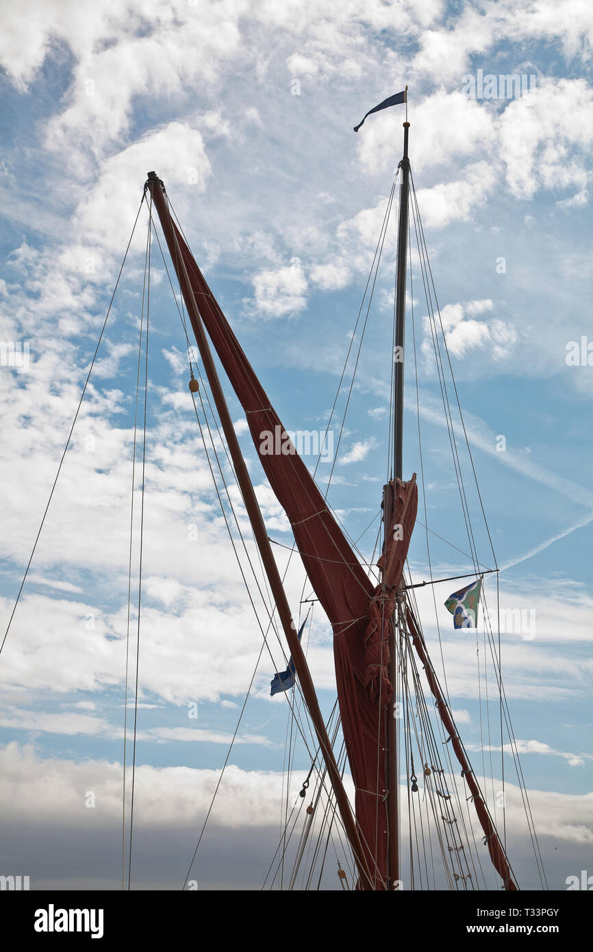 Boats at Maldon Stock Photo - Alamy