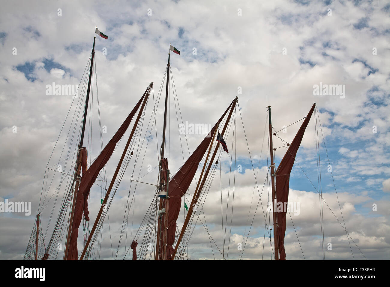 Boats at Maldon Stock Photo - Alamy