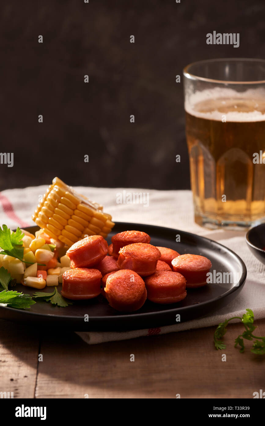 Beer and snacks set hi-res stock photography and images - Alamy