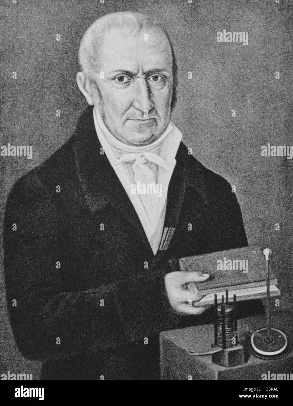 ALESSANDRO VOLTA 1745-1827. VOLTA ALEJANDRO Stock Photo - Alamy