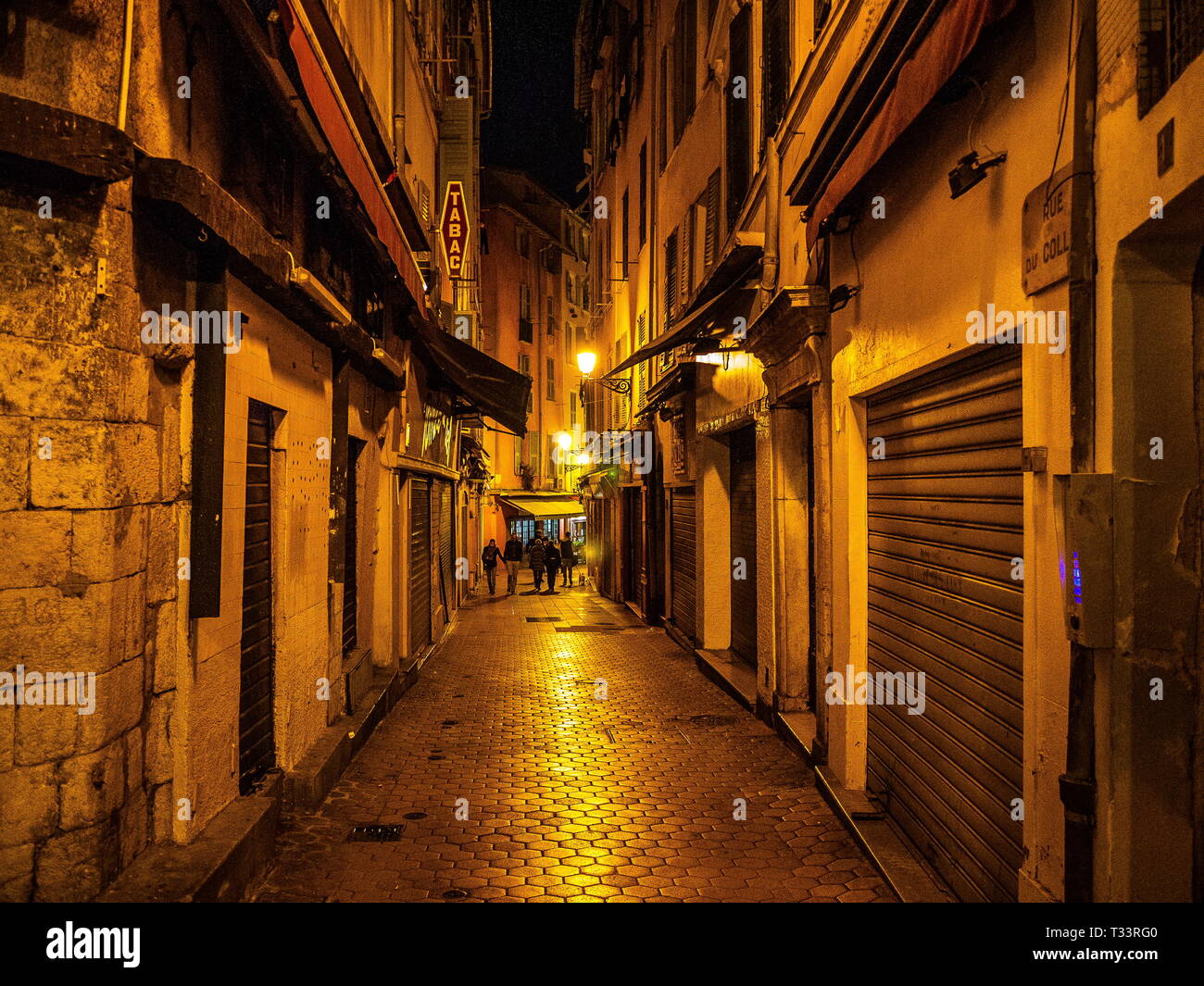 Old town in nice, france hi-res stock photography and images - Alamy