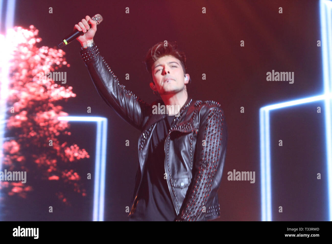 Rome, Italy. 05th Apr, 2019. Italian rapper Fedez (Real name Federico ...