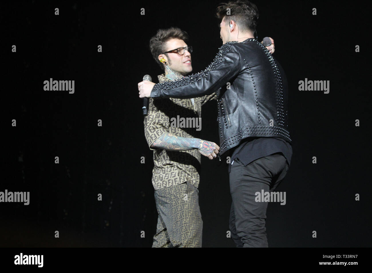 Rome, Italy. 05th Apr, 2019. Italian rapper Fedez (Real name Federico ...