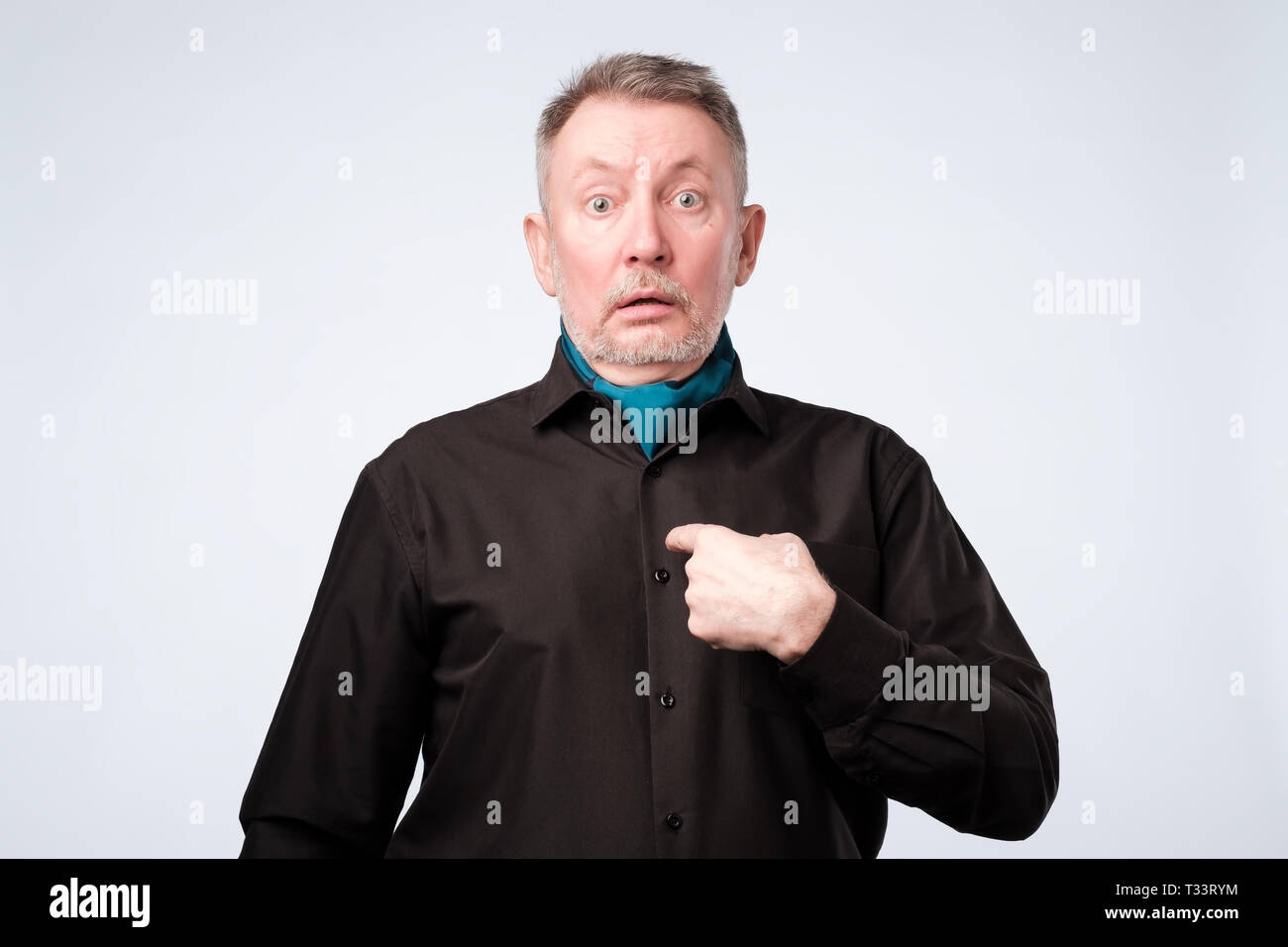 Pointing at himself hi-res stock photography and images - Alamy