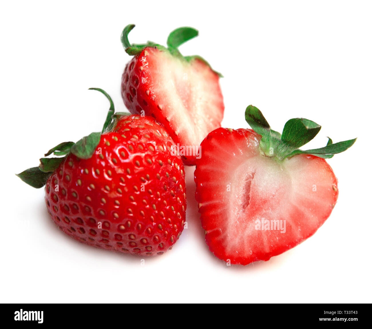 Strawberry table top Cut Out Stock Images & Pictures - Alamy