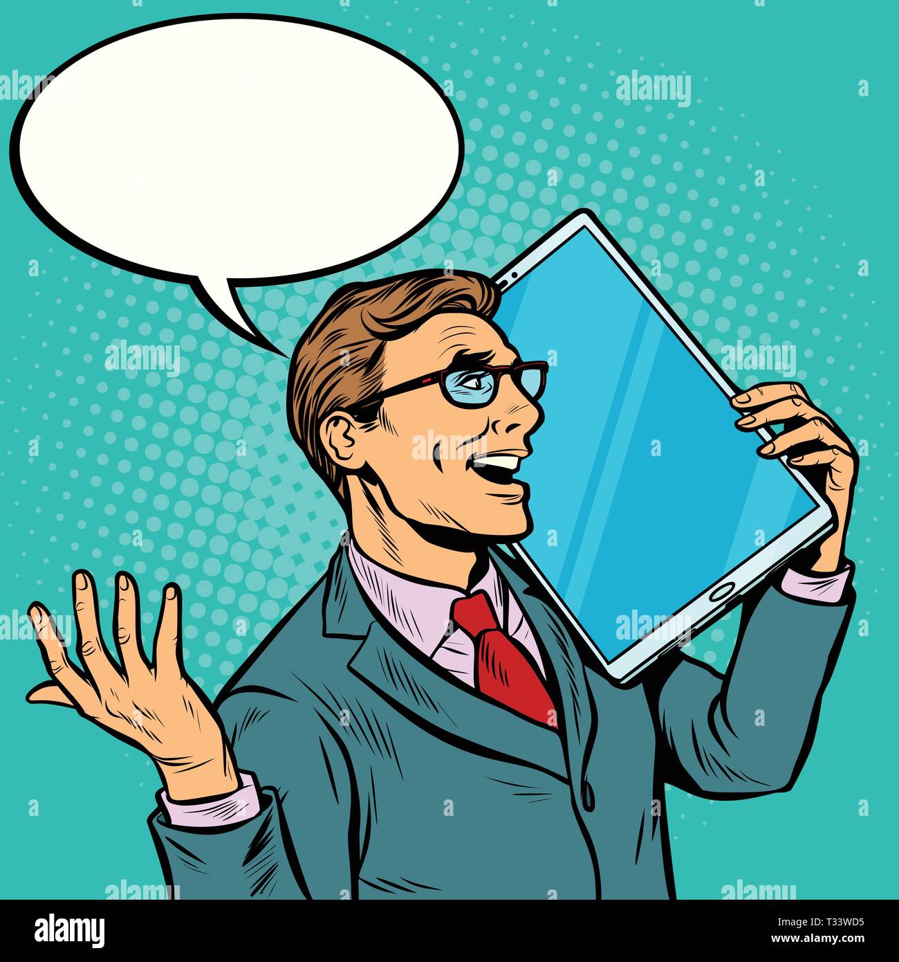 Confident screen Stock Vector Images - Alamy