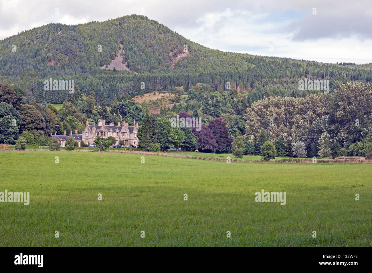 Scottish mansion house, Perthshire, Scotland, UK Stock Photo - Alamy