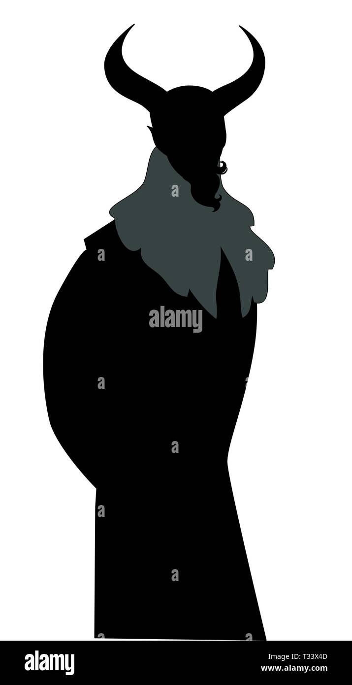 Devil Goat Silhouette
