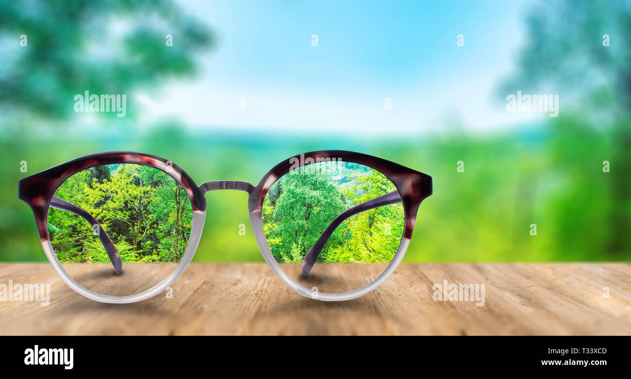 Durchblick, Durchsicht,Clear, Vision, Klarsicht,eye,test Stock Photo ...