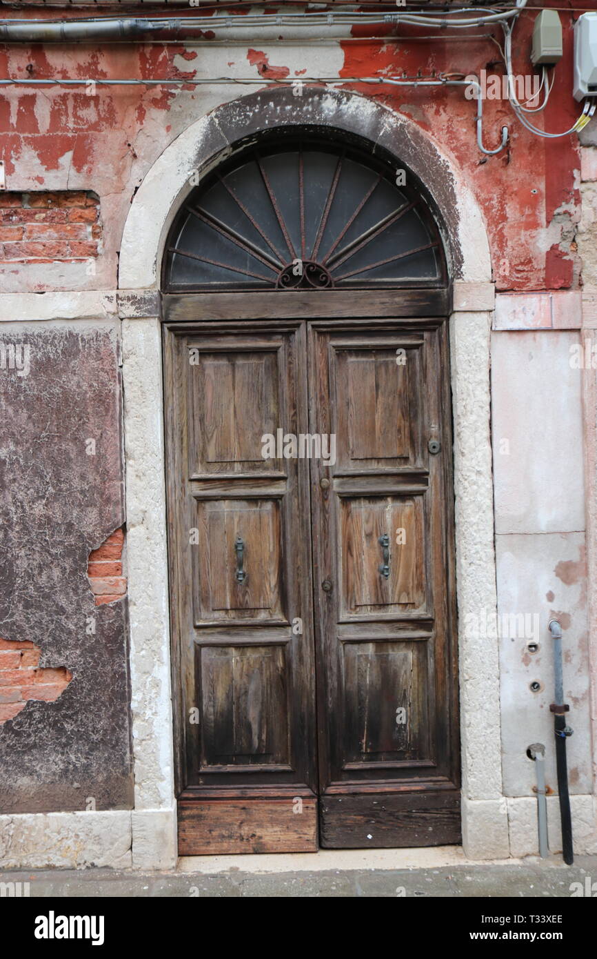 Rustic weathered door Stock Photo - Alamy