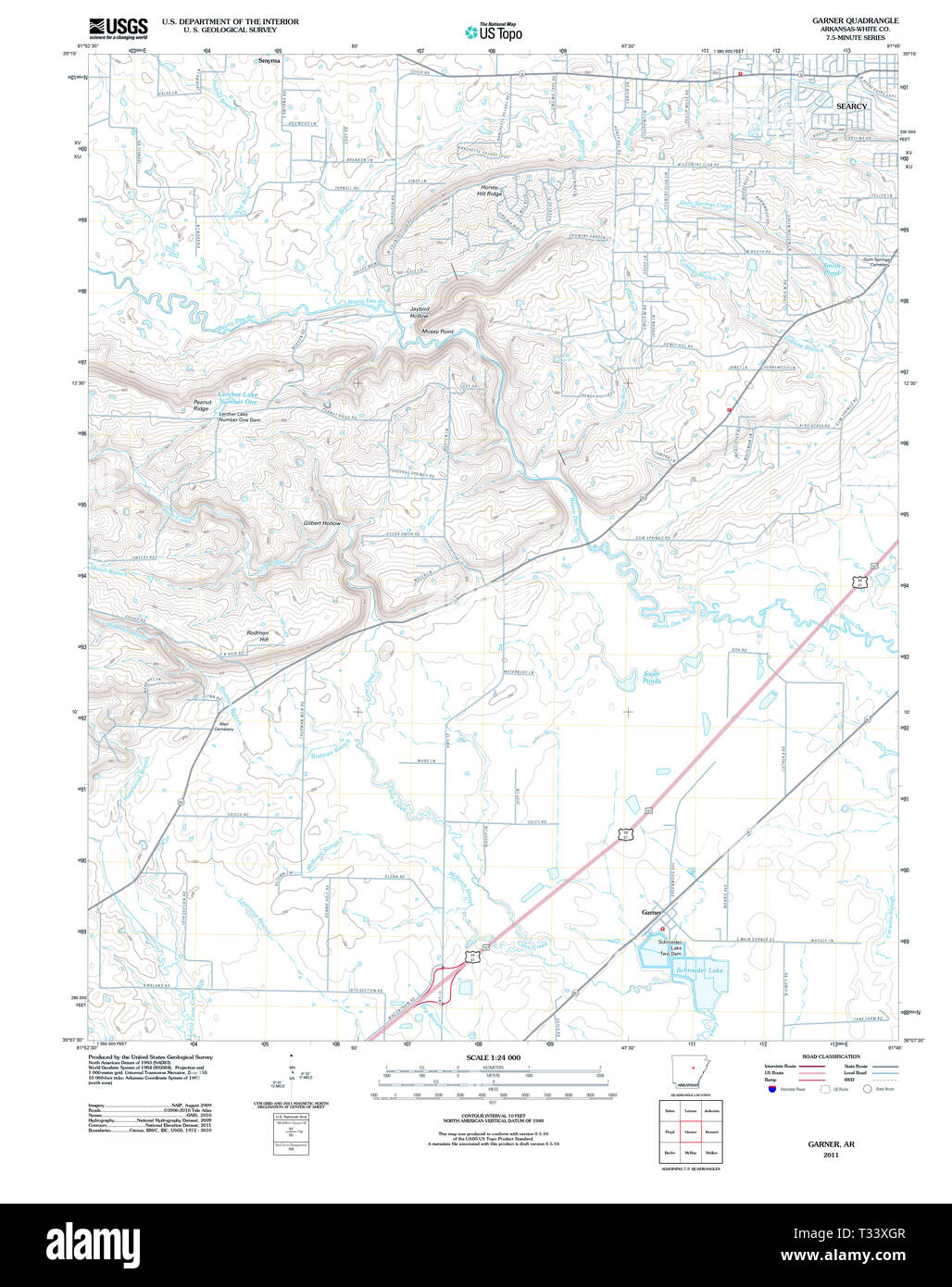 Map of garner hi-res stock photography and images - Alamy