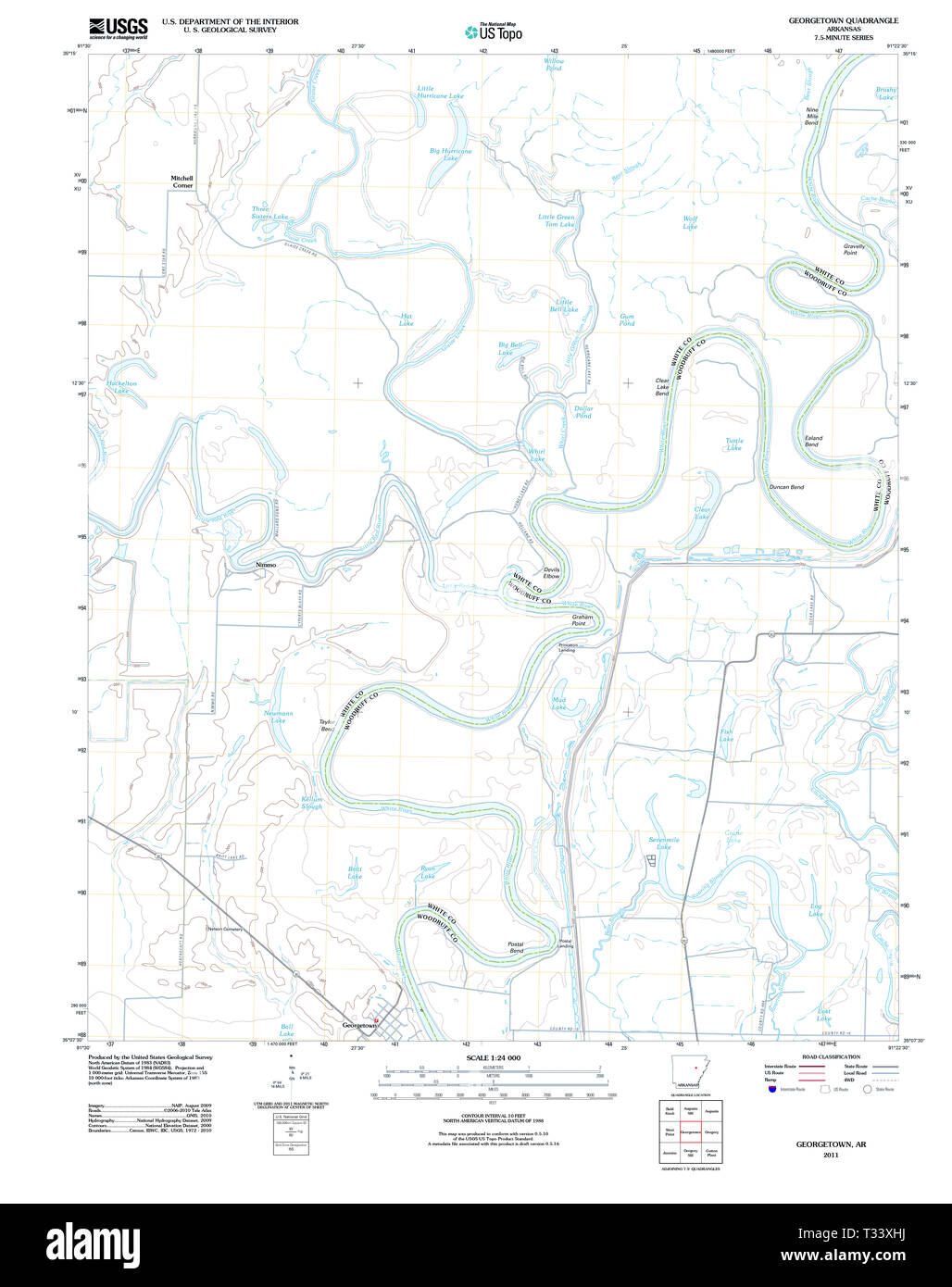 Historical georgetown map hi-res stock photography and images - Alamy