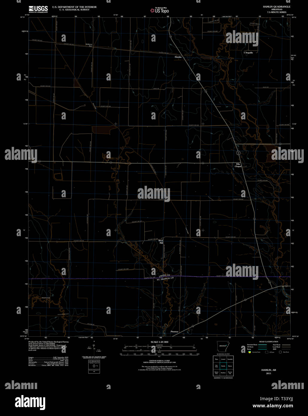 Map of hamlin hi-res stock photography and images - Alamy