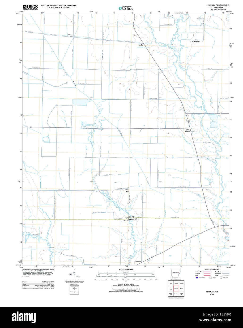 Map of hamlin hi-res stock photography and images - Alamy