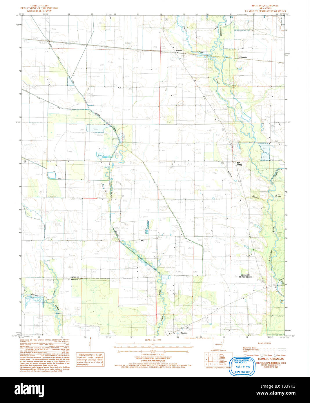 Map of hamlin hi-res stock photography and images - Alamy