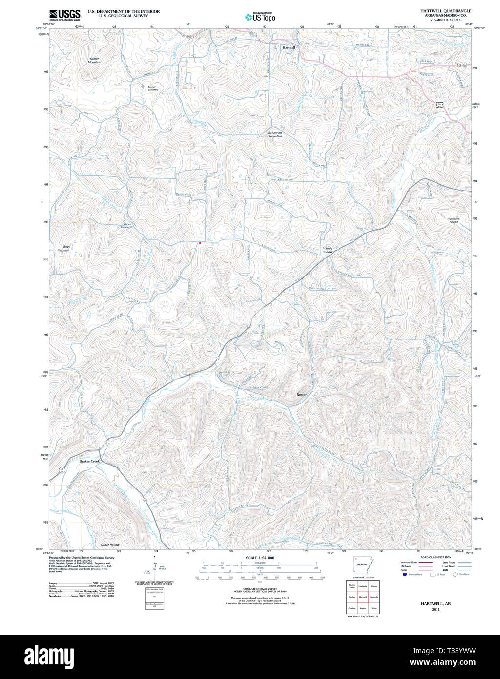 Hartwell map hi-res stock photography and images - Alamy