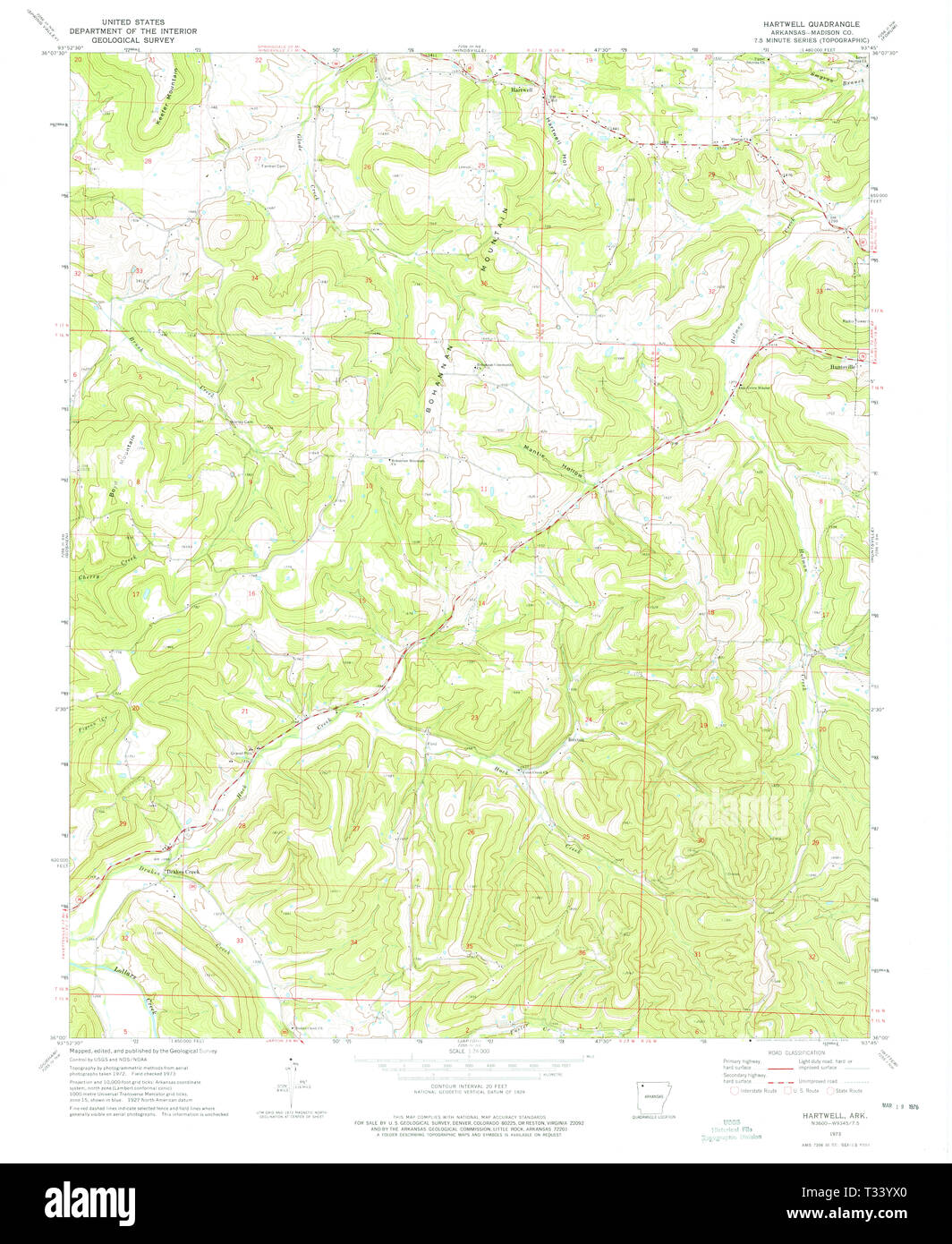 Hartwell map hi-res stock photography and images - Alamy