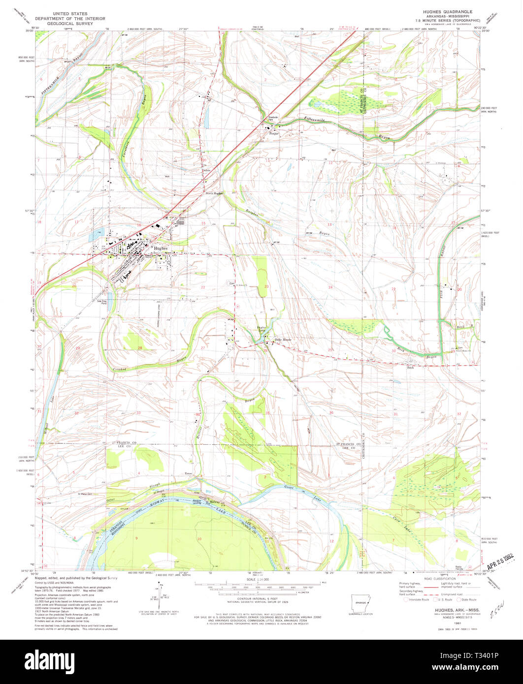 Map Of Hughes High Resolution Stock Photography and Images - Alamy