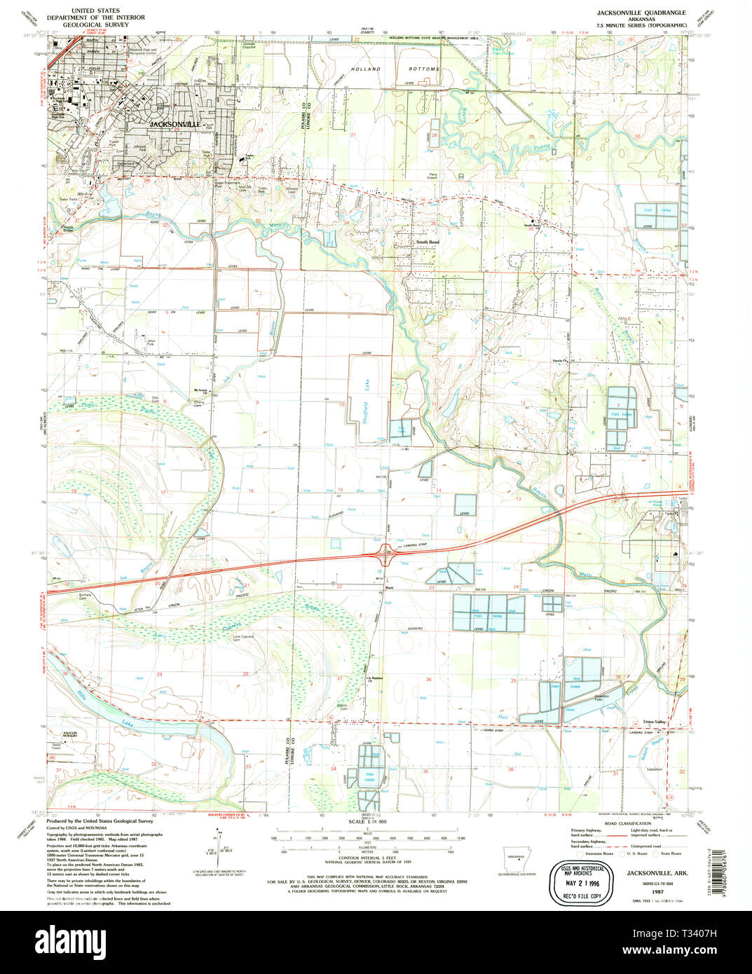 Map of jacksonville Cut Out Stock Images & Pictures - Alamy