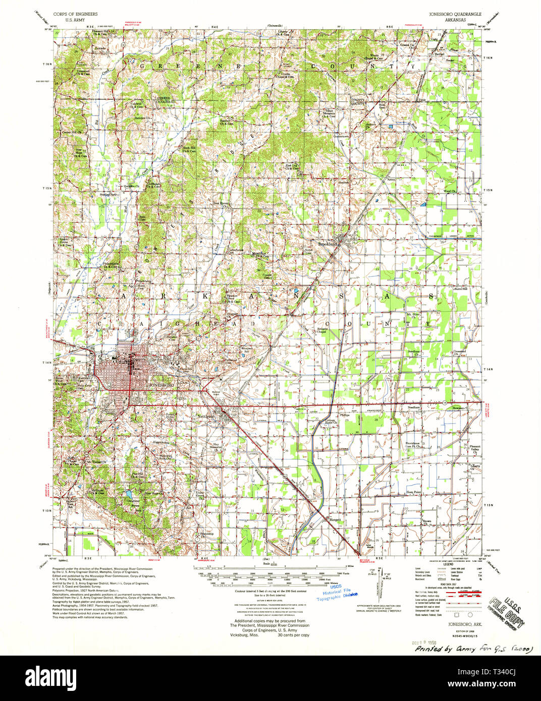 Jonesboro arkansas map hi-res stock photography and images - Alamy