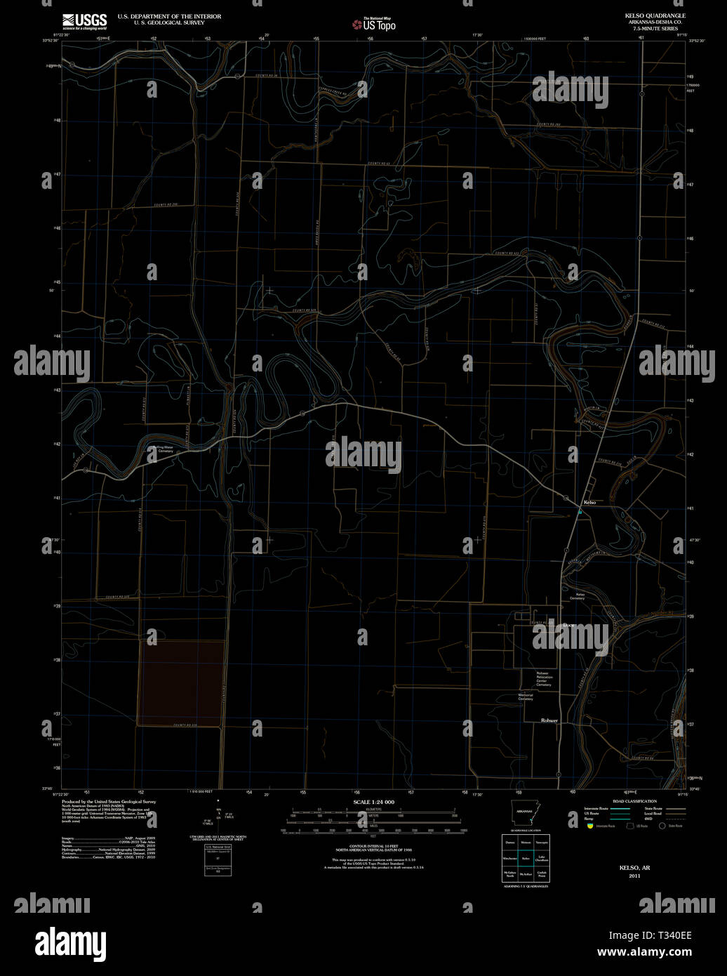 Kelso map hi-res stock photography and images - Alamy