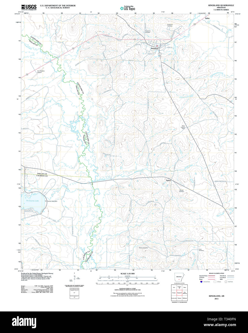 Kingsland map hi-res stock photography and images - Alamy