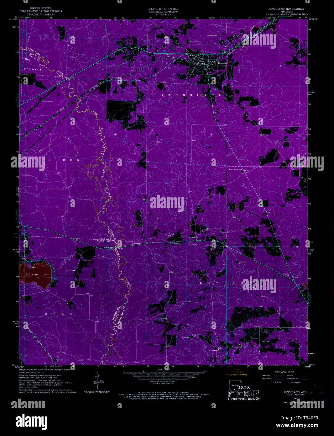 Kingsland map hi-res stock photography and images - Alamy