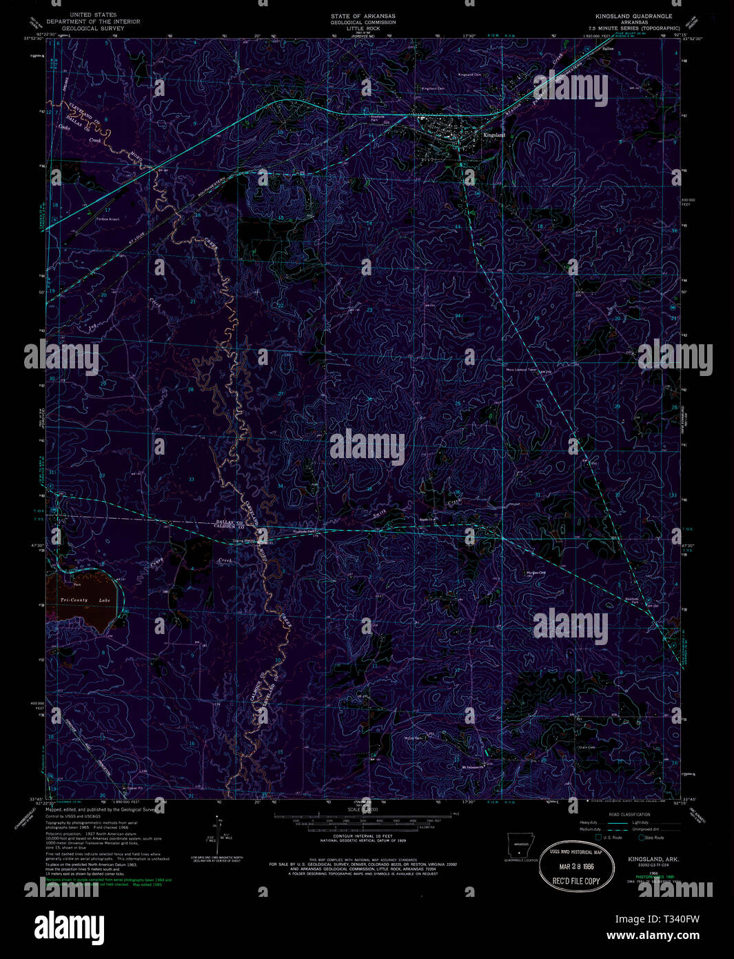 Kingsland map hi-res stock photography and images - Alamy