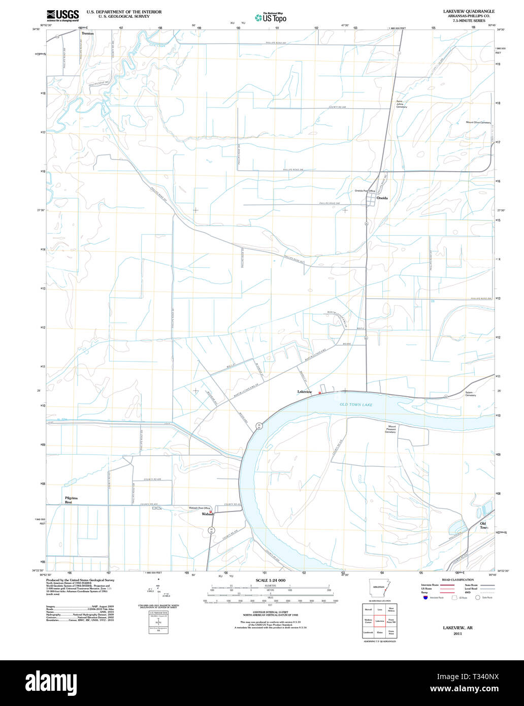 Lakeview map hi-res stock photography and images - Alamy