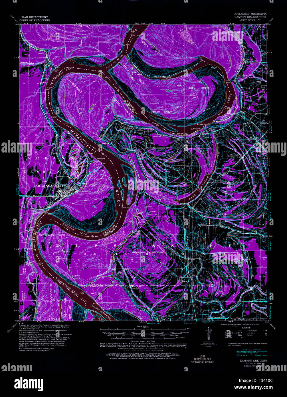 Lamont map hi-res stock photography and images - Alamy