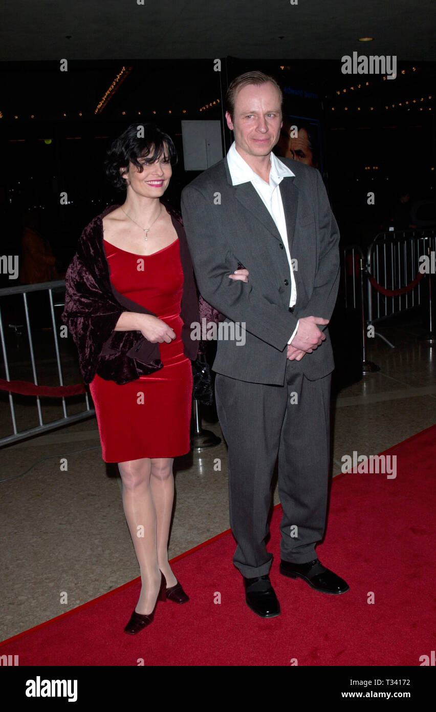 LOS ANGELES, CA. March 01, 2001: Actor KAREL RODEN & wife at the Los ...