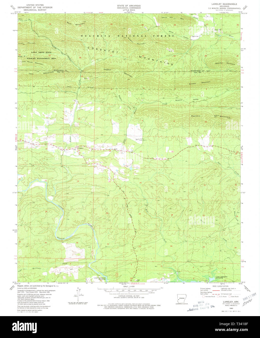 Langley map hi-res stock photography and images - Alamy