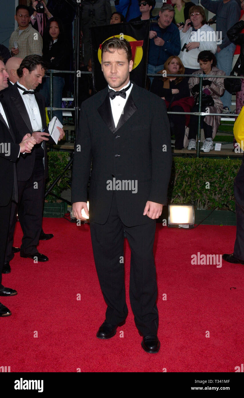 LOS ANGELES, CA. March 11, 2001: Actor RUSSELL CROWE at the 7th Annual ...