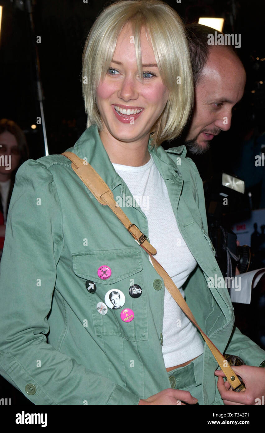 LOS ANGELES, CA. March 13, 2001: Model KIMBERLY STEWART, daughter of ...