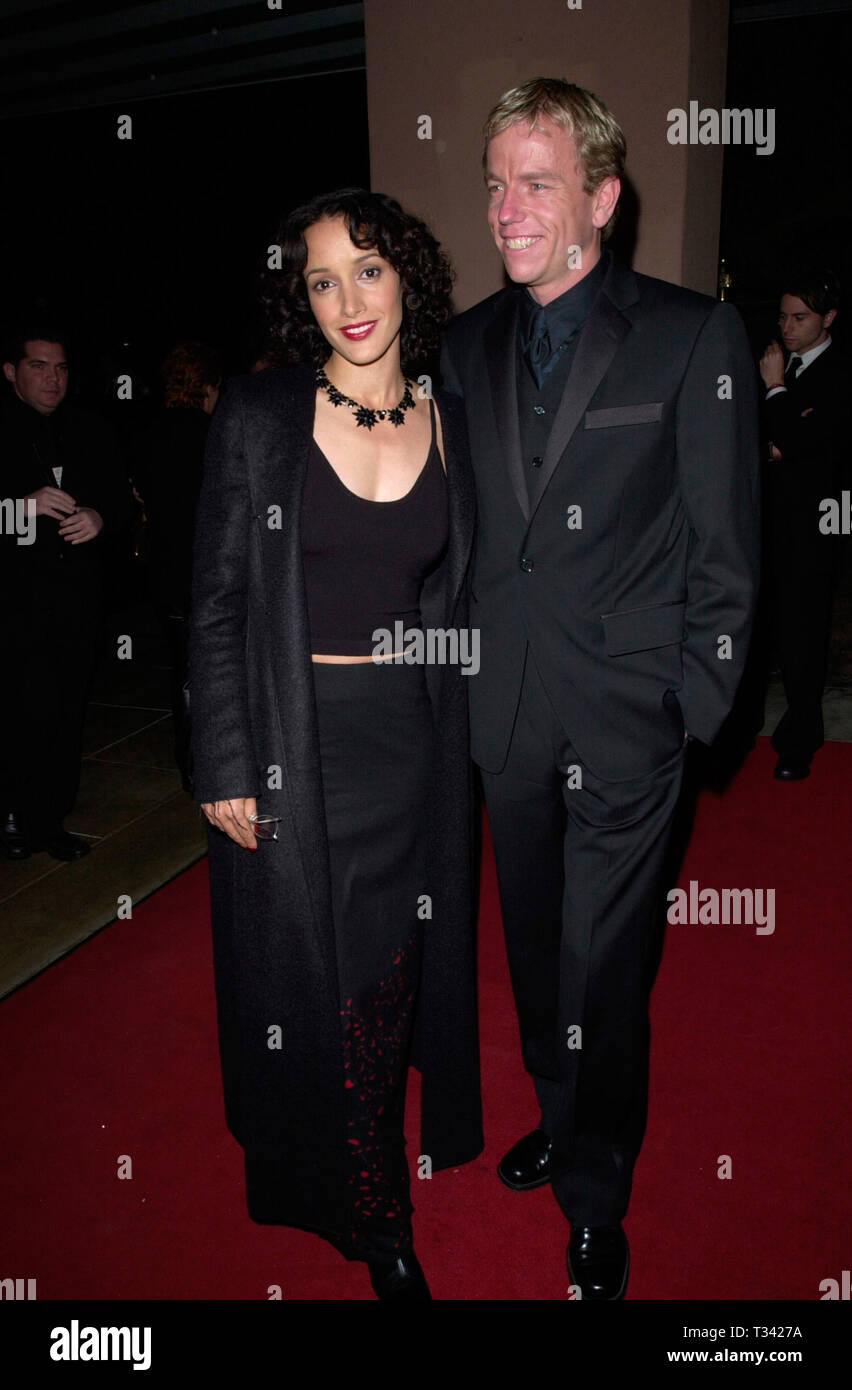 LOS ANGELES, CA. March 17, 2001: Actress JENNIFER BEALS with costume ...