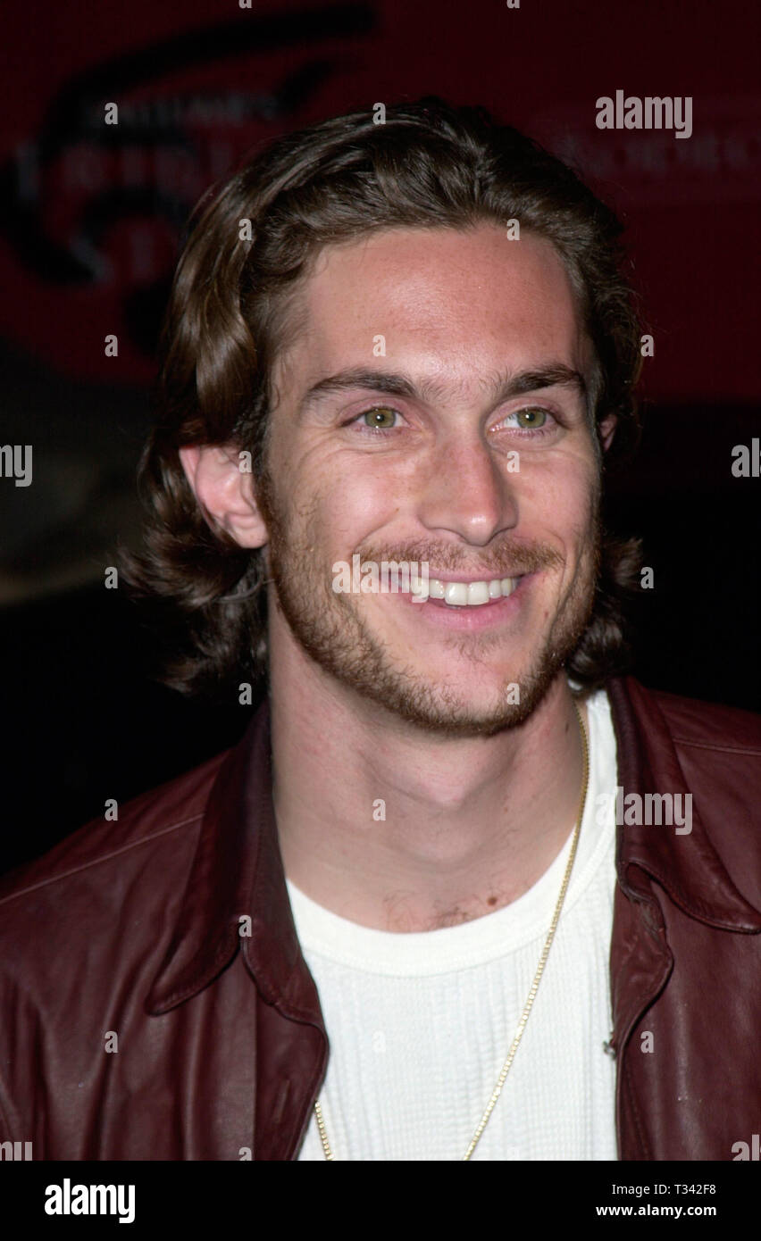 LOS ANGELES, CA. March 18, 2001: Actor OLIVER HUDSON at the Jaguar ...