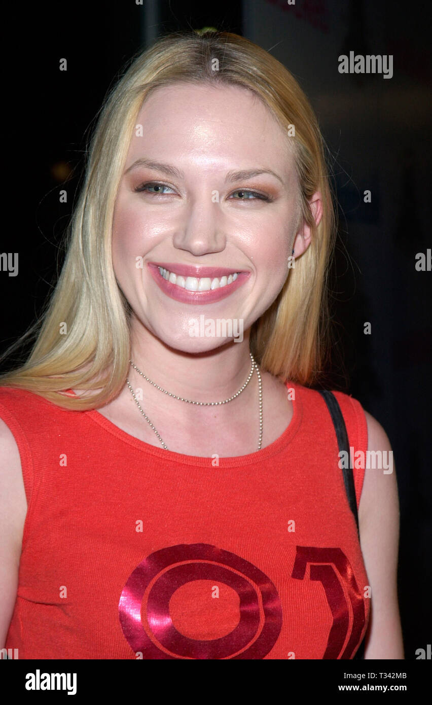 LOS ANGELES, CA. March 19, 2001: Actress ADRIENNE FRANTZ at the world ...