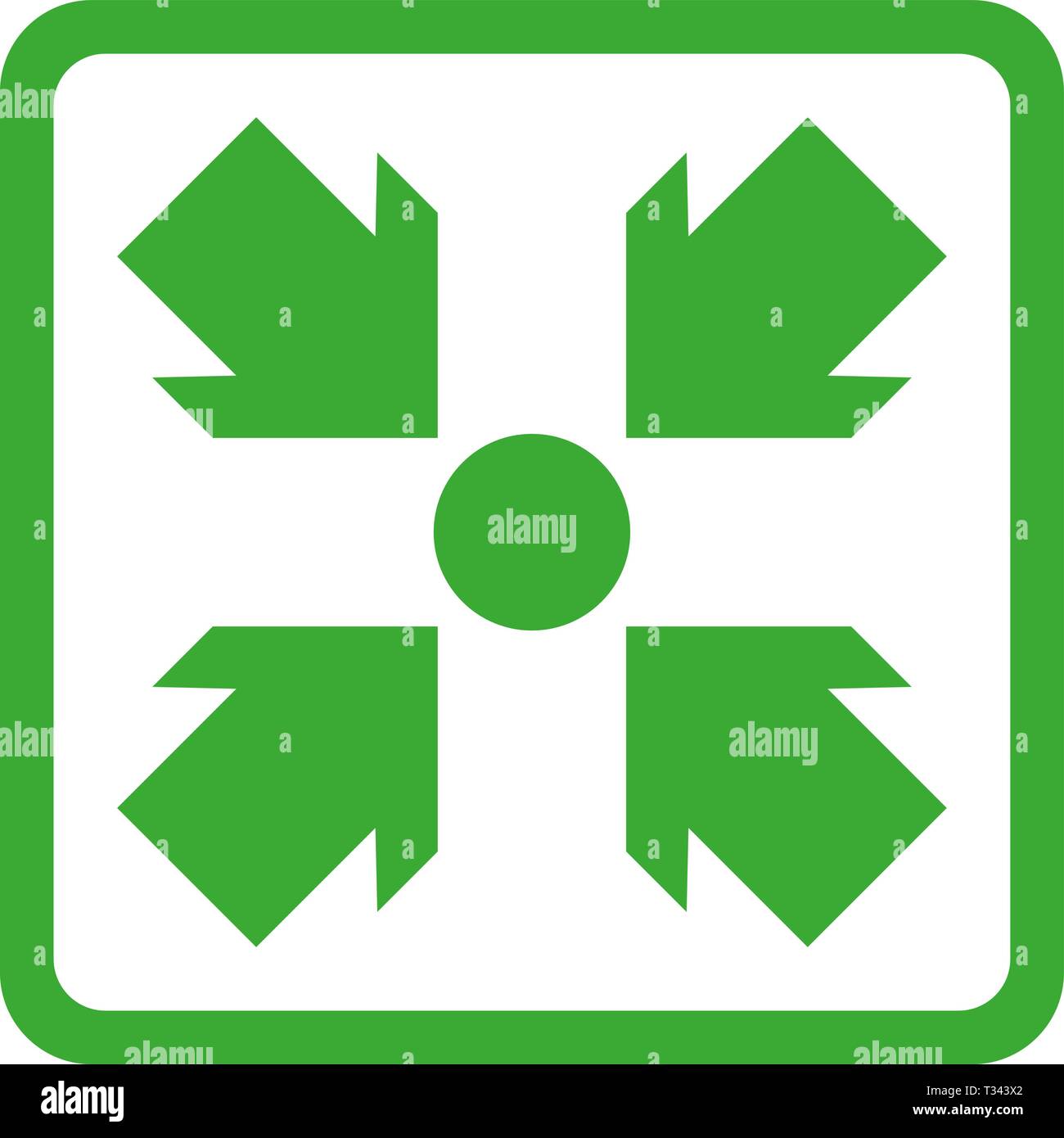 Emergency assembly point sign Stock Vector Images - Alamy