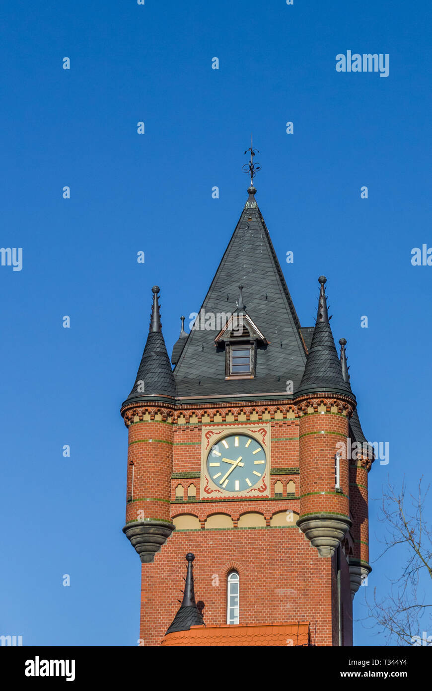 Tower of the historic town hall in Gronau, Germany Stock Photo - Alamy